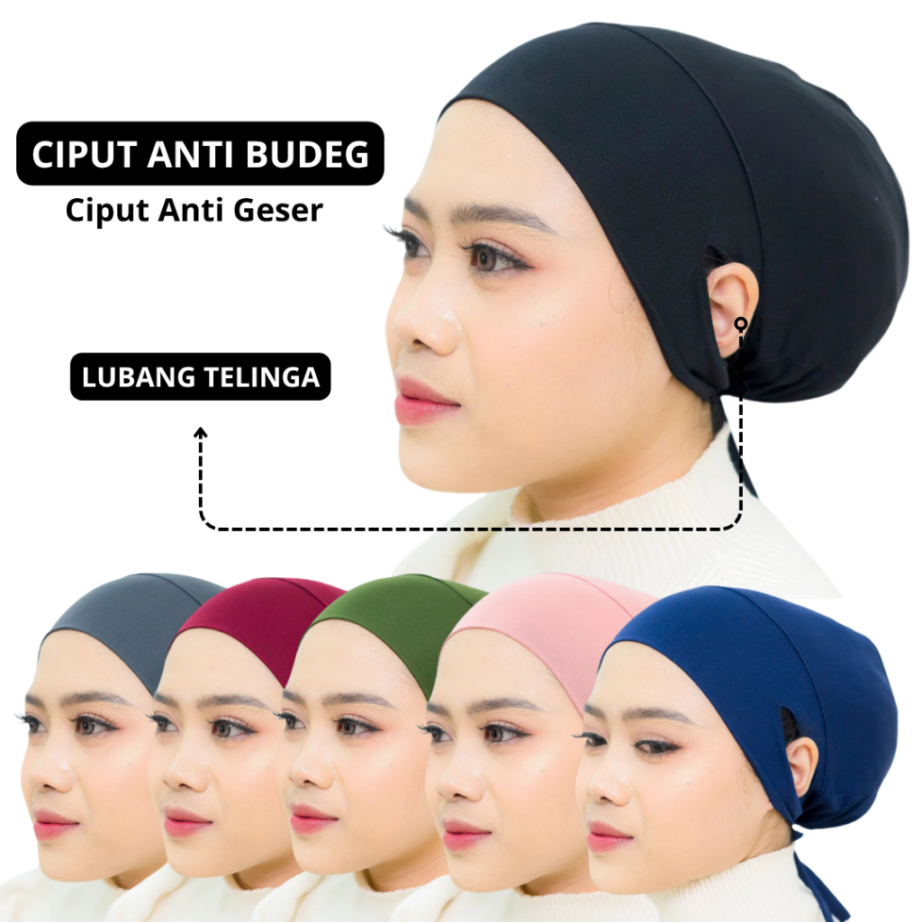 Jual Ciput Bandana Anbud Anti Budeg - Ciput Lubang Telinga - Bandana ...