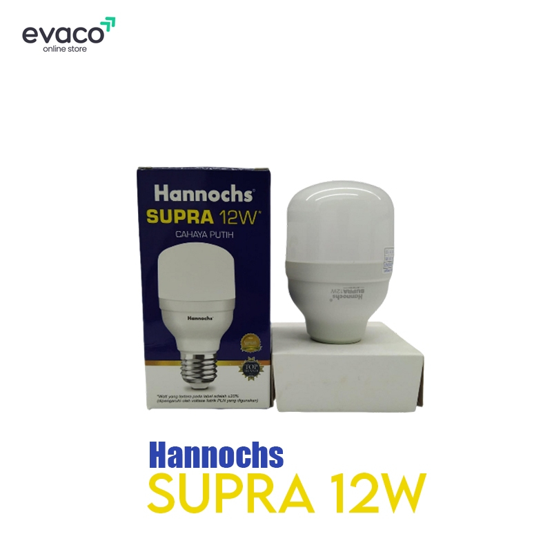 Jual Hannochs Supra Bohlam Bola Lampu Led 12 Watt Cahaya Putih | Shopee Indonesia