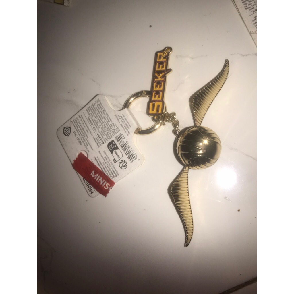 Jual KEYRING KEYCHAIN HARRY POTTER MINISO GOLDEN SNITCH PIALA GOBLET OF ...