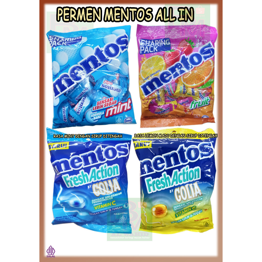 Jual Perment Mentos Sharing Pack Ready Berbagai Varian Rasa | Shopee ...