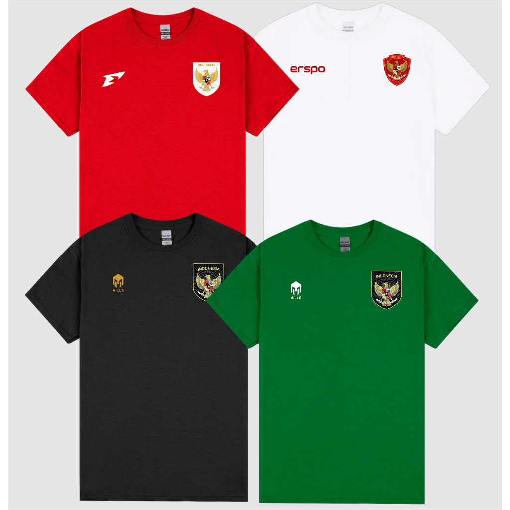 Jual KAOS TIMNAS INDONESIA BAJU TIMNAS INDONESIA T-Shirt Kaos Pre Match ...