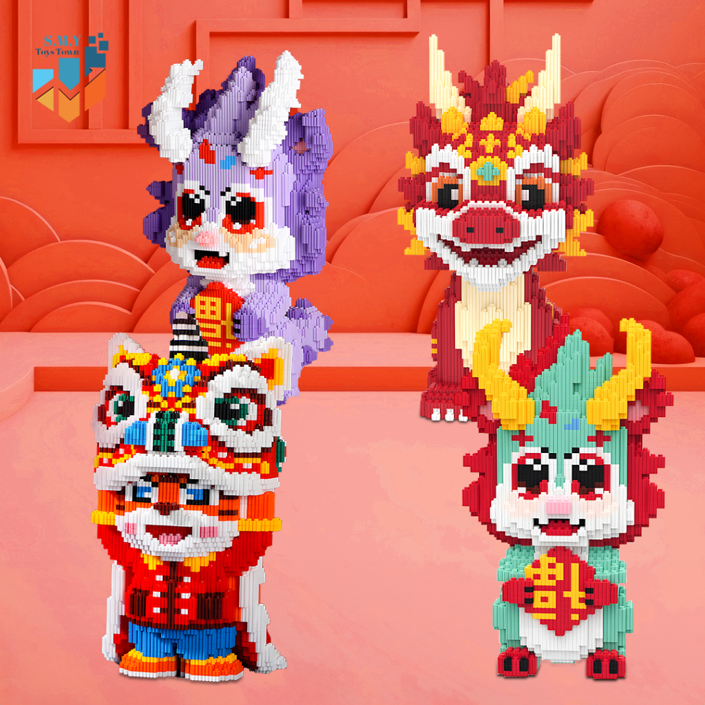 Jual SMY Toystown Nano Blocks Cny New Year Edition Medium 3D Model ...