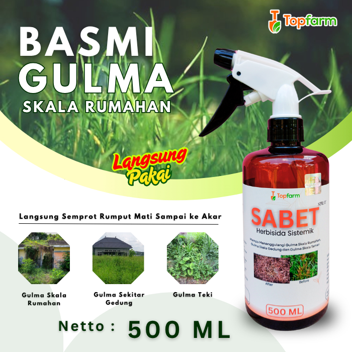 Jual Herbisida Topfarm / Obat Semprot Rumput Biar Mati / Herbisida ...