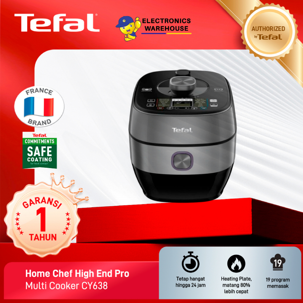 Jual Tefal EPC Home Chef Smart Pro IH CY638 - Pressure Slow Cooker ...