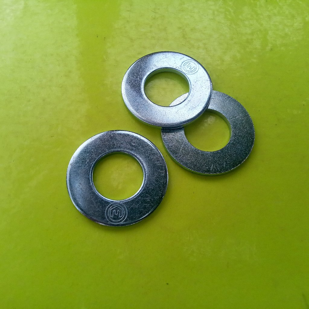 Jual RING PLAT GALVANIS M16 / RING BAUT KUNCI 24 / RING PLAT M16 PUTIH ...