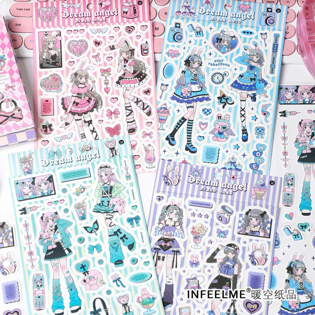 Jual ANIME GIRL IN STYLE STICKER SHEET | Shopee Indonesia