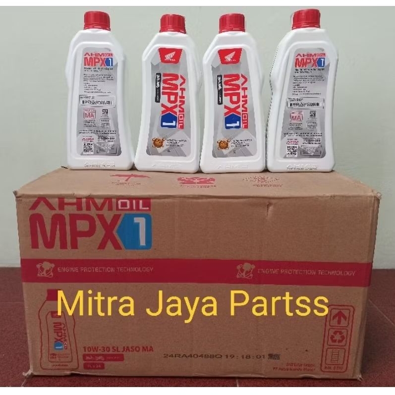 Jual Oli Mpx 1 Mpx1 Honda AHM 10W-30 1 Liter 1L Perdus | Shopee Indonesia