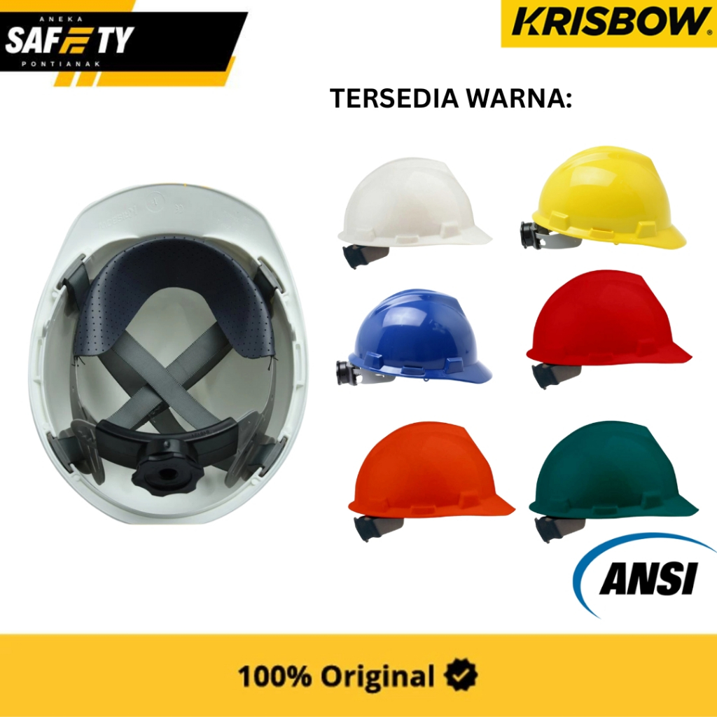 Jual Krisbow Helm proyek Fast Track Helm keamanan Helm Keselamatan ...