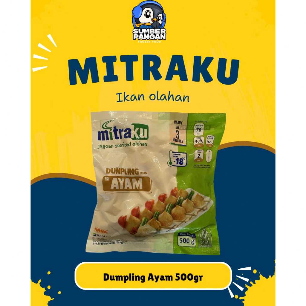 Jual Mitraku dumpling ayam 500gr | Shopee Indonesia