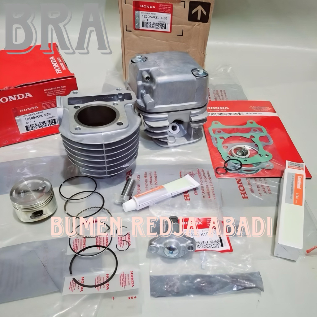 Jual Paket Blok Head Cylinder KZL + Blok Seher set Beat Fi Stater Kasar Scoopy Fi Scoopy Fi ...