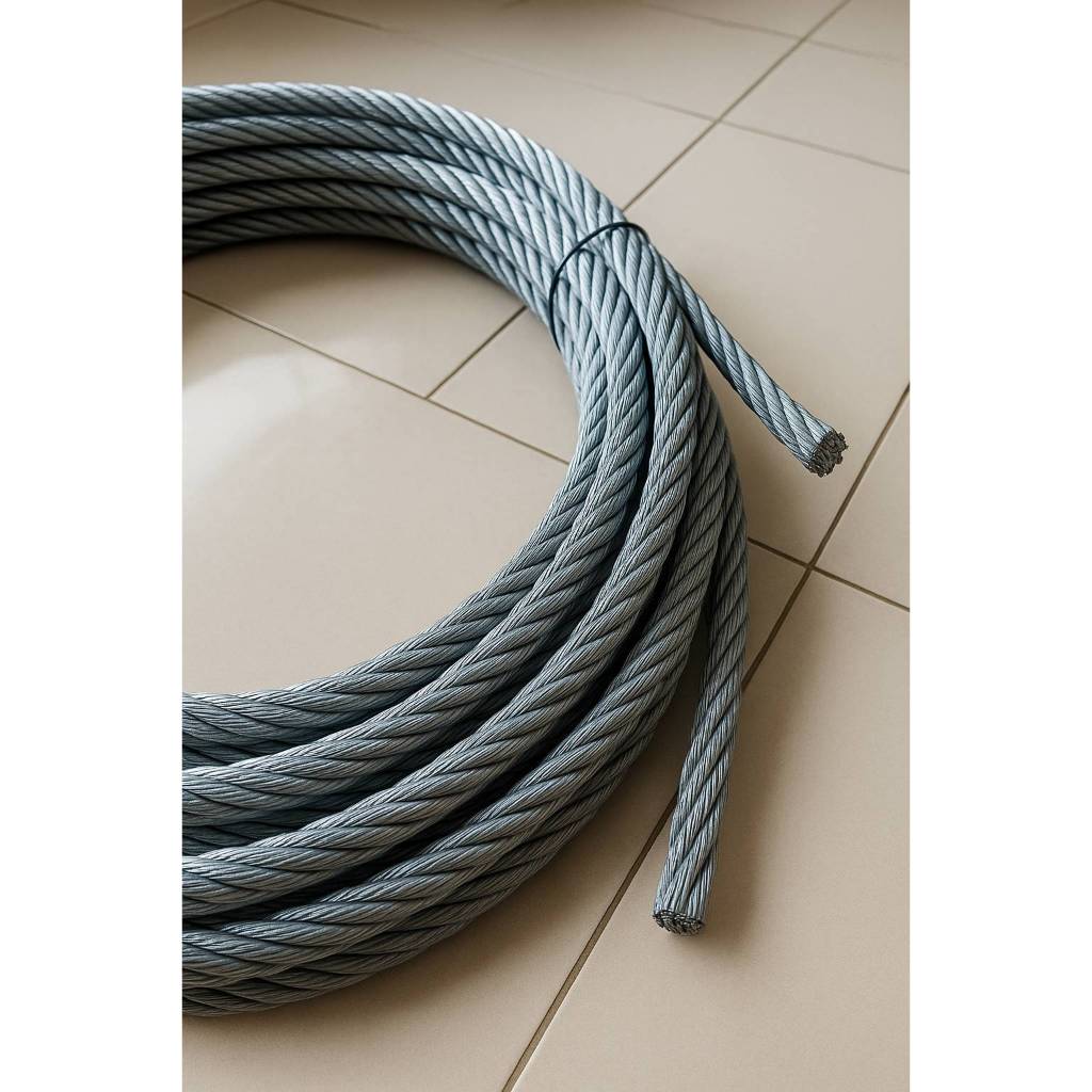 Jual Sling Baja galvanis 10mm Kawat Baja galvanis 10mm Seling Baja galvanis 10mm | Shopee Indonesia