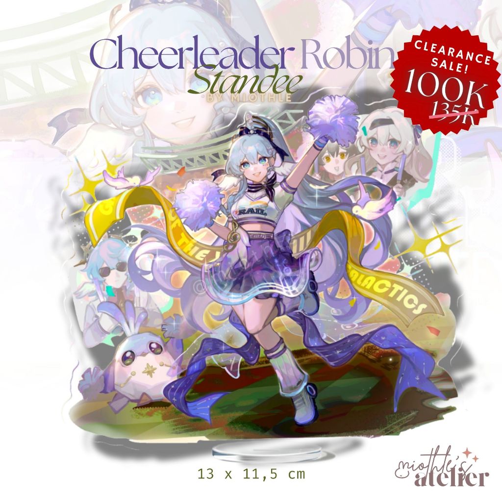 Jual Honkai Star Rail Standee Acrylic Cheerleader Robin Fanmerch HSR ...