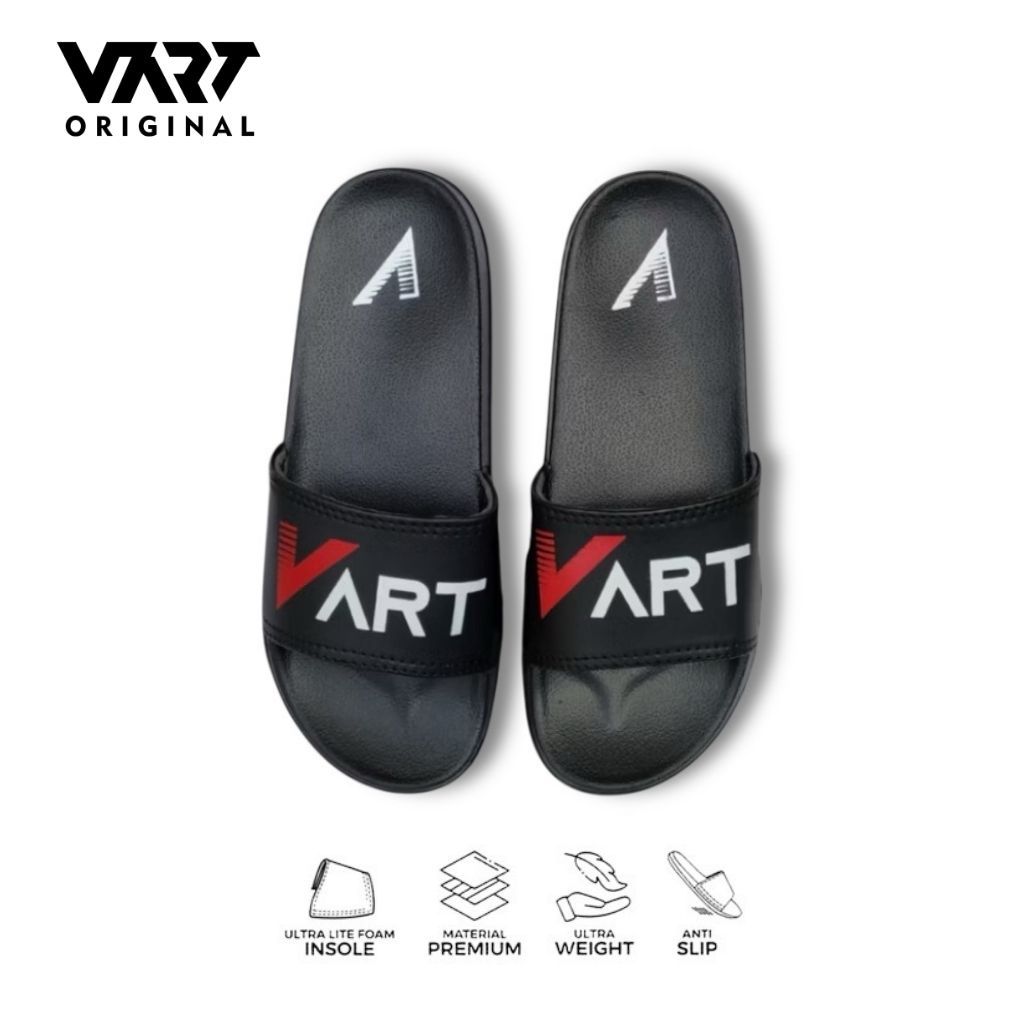 Jual Vart - Sandal Distro Slide Balance Black | Shopee Indonesia