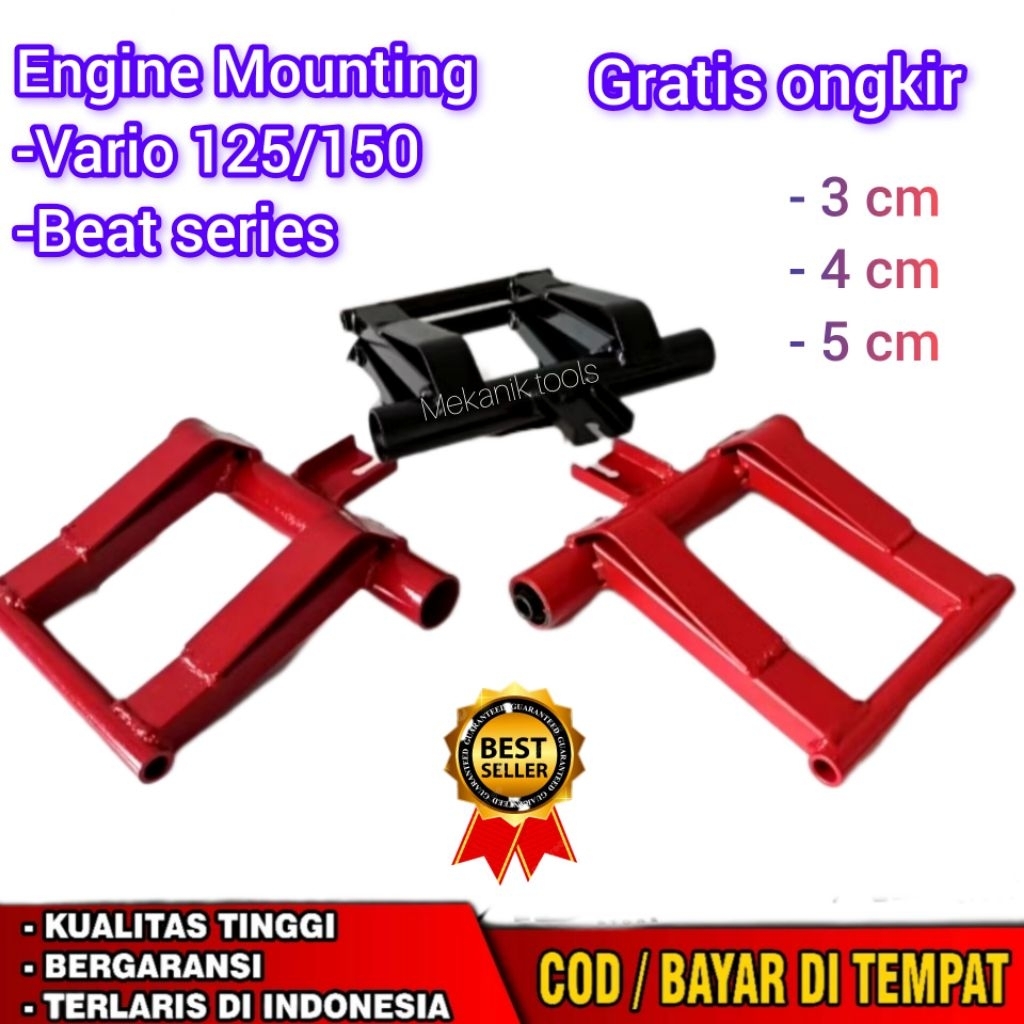 Jual ENGINE MOUNTING VARIO 125/150 LED, 125/150 NEW Beat ESP Beat ...