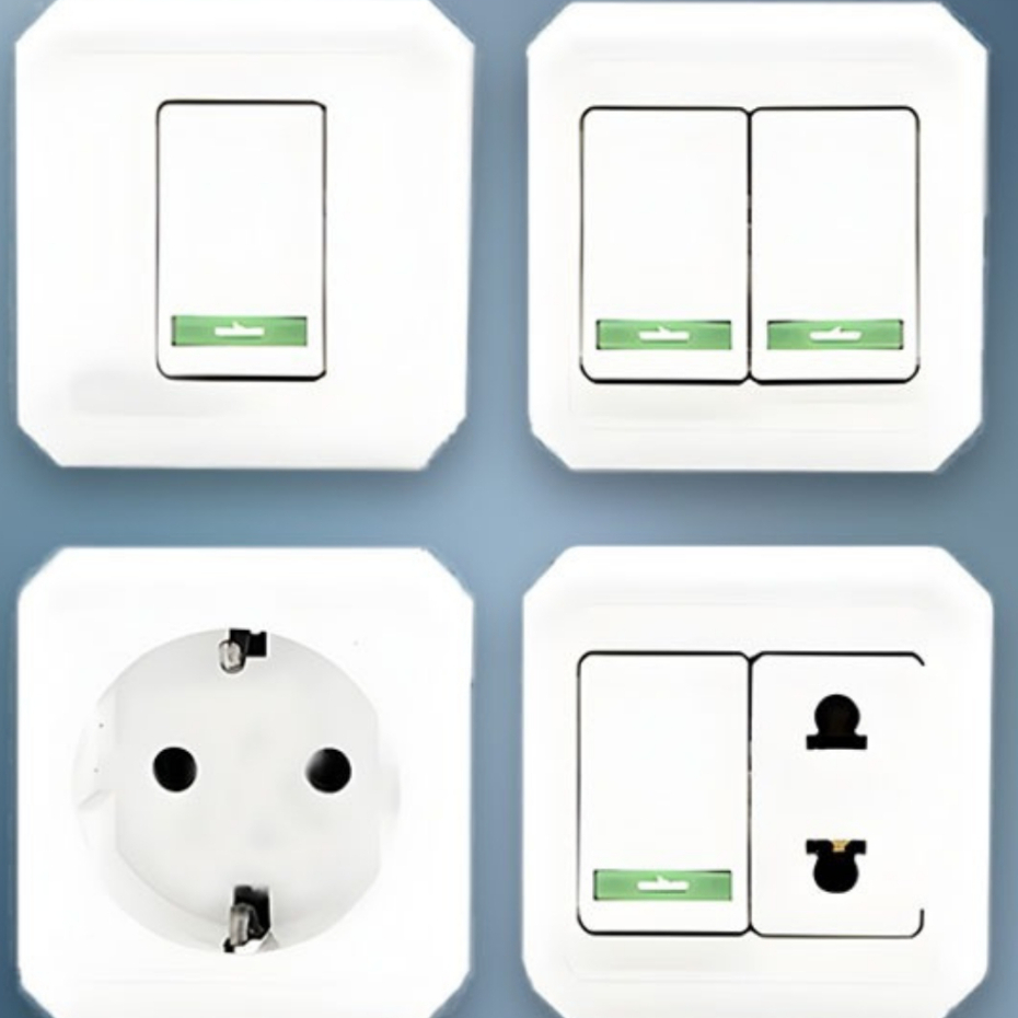 Jual Saklar Engkel Outbow 1 Saklar Lampu Listrik OB Tempel Model Broco ...