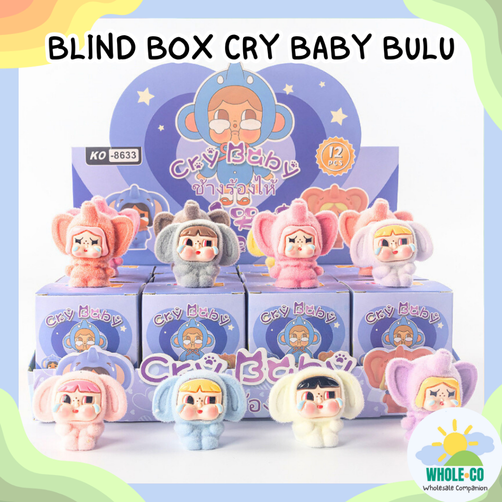 Jual Blind Box Mainan Figure Cry Baby Hewan Premium Bulu Lembut Gemoy ...