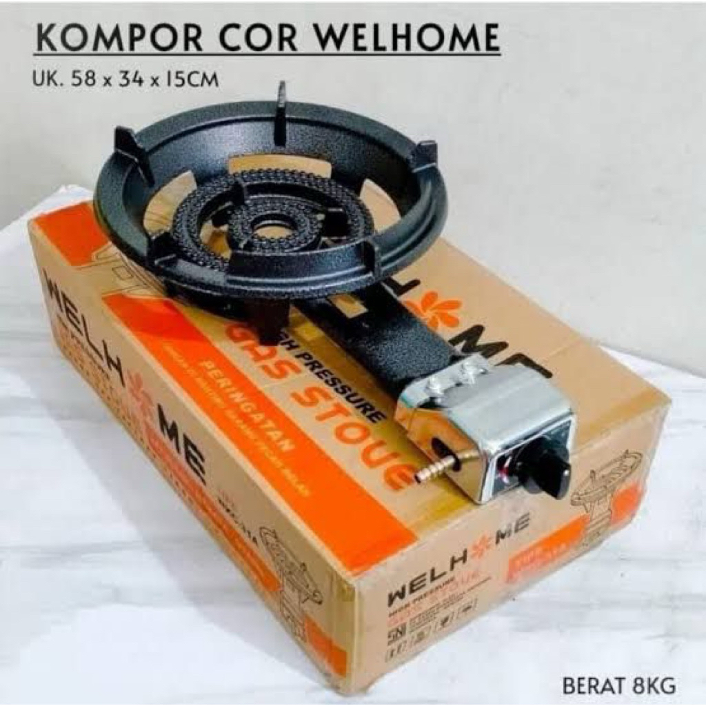 Jual Kompor Cor Gas LPG WELHOME 1 Tungku Low Pressure Tekanan Rendah WKC 31A WKC-31A | Kompor ...
