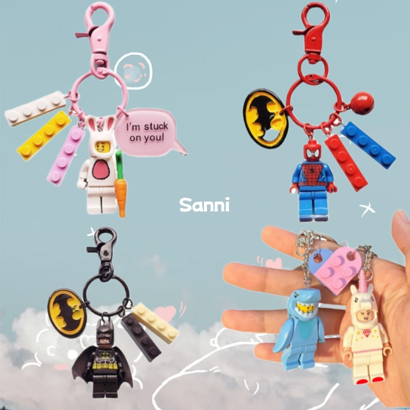 Jual [COD]Keychain Minifigure Couple \Gantungan Kunci Merge Matching ...