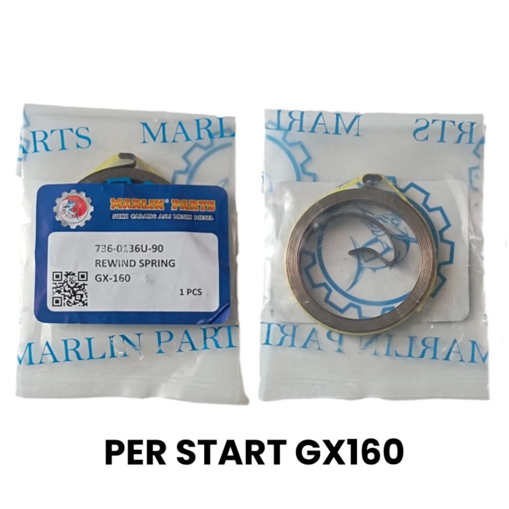 Jual Rewind spring pir start GX200 GX160 merk marlin | Shopee Indonesia