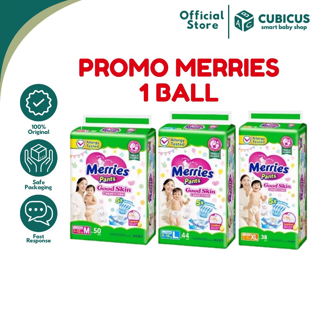 Jual Merries Pants Good Skin Jumbo M48 / L42 / XL38 | Shopee Indonesia