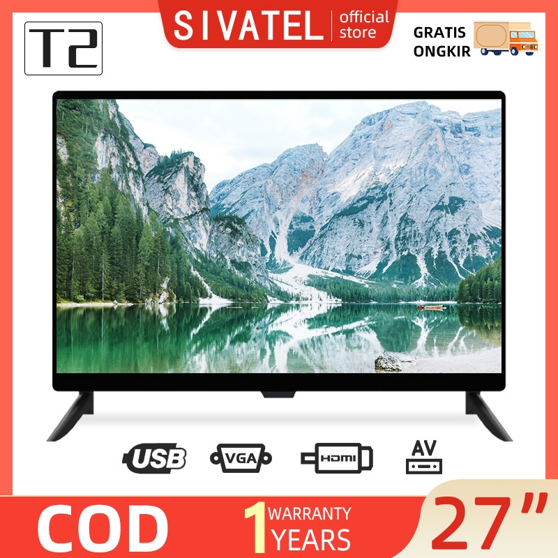 Jual Sivatel TV LED Digital 27 inch 22 inch 21inch HD Ready Digital ...