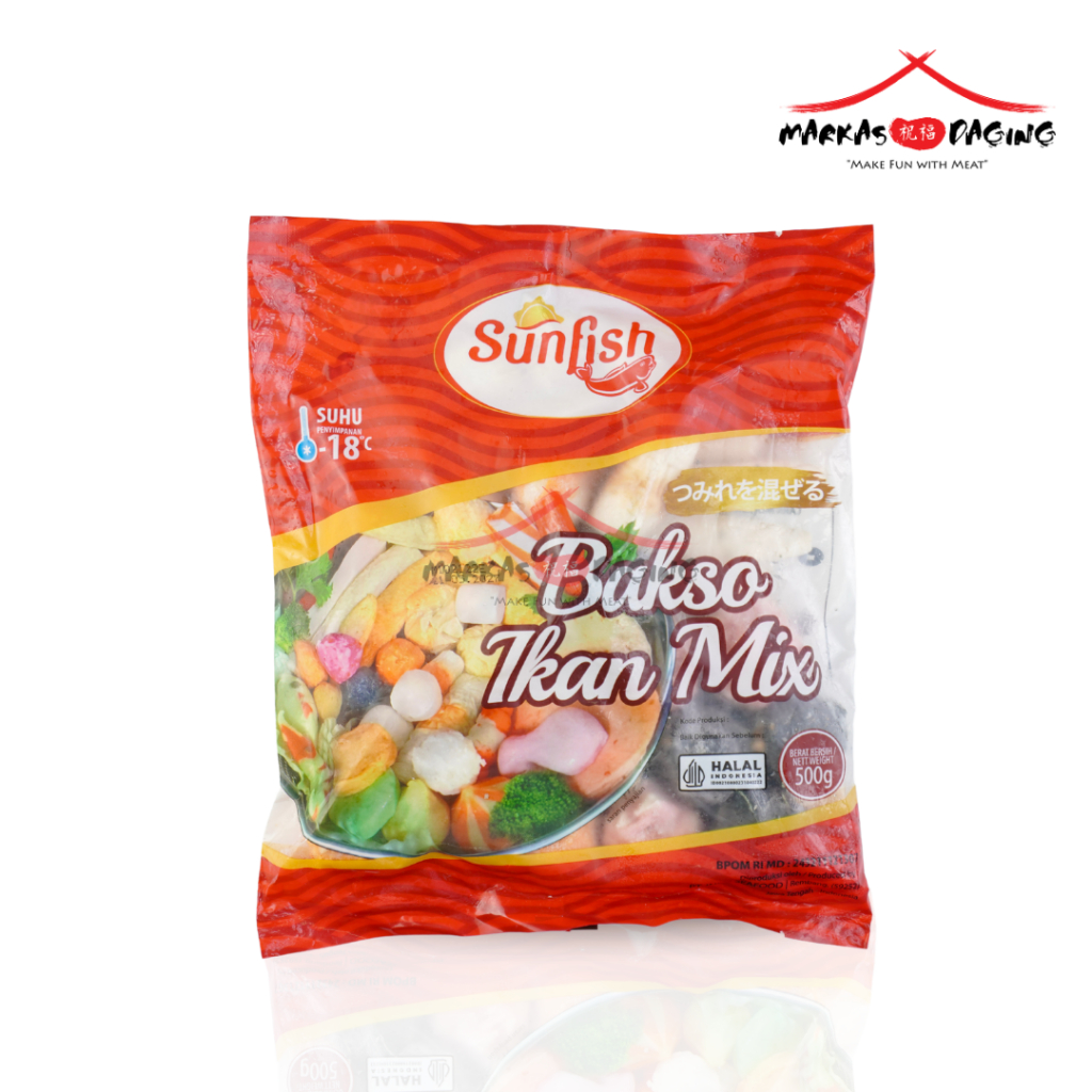 Jual Sunfish Bakso Mix/Bakso ikan mix 500gr - Markasdaging | Shopee ...