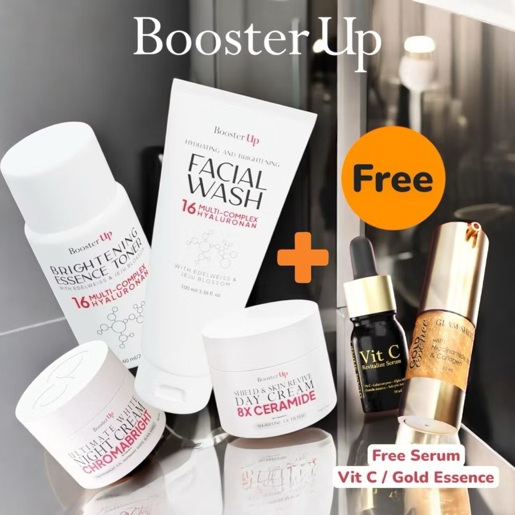 Jual Booster Up Extra Dosting Ultimate - Paket Skincare Glowing Flek ...