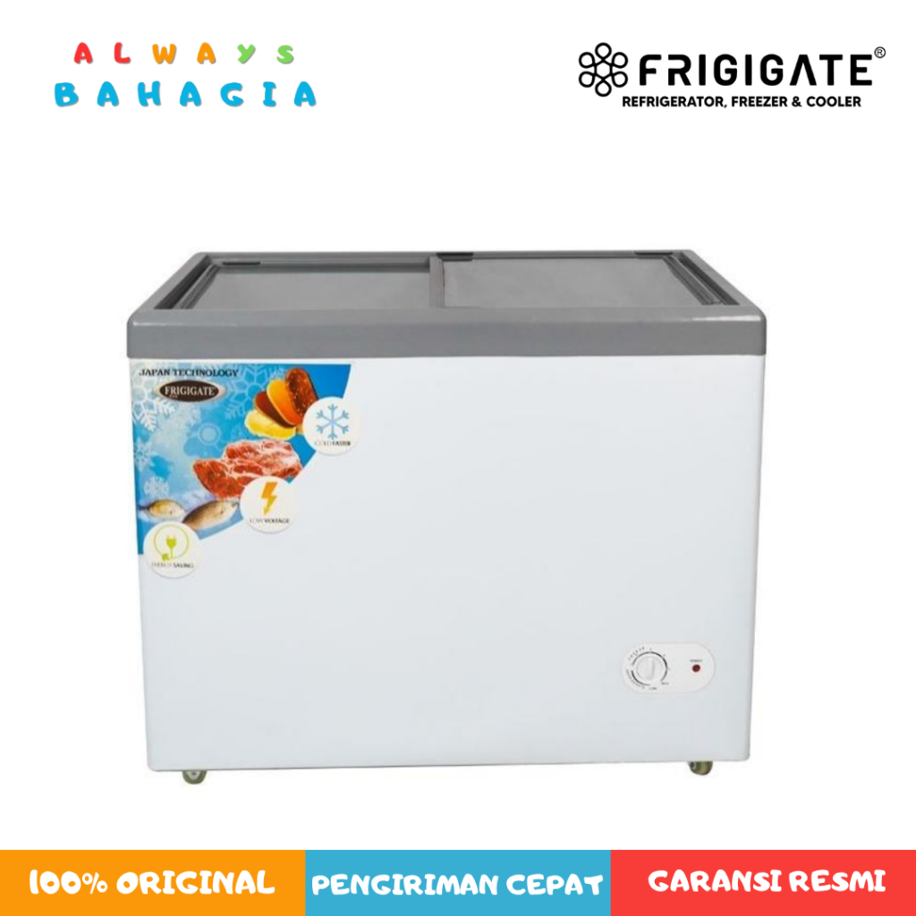 Jual FRIGIGATE F-210SDF LV Chest Freezer Sliding Door Flat 200 Liter ...