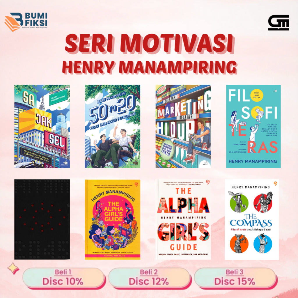 Jual Promo] Seri Buku Motivasi Henry Manampiring : Filosofi Teras ...