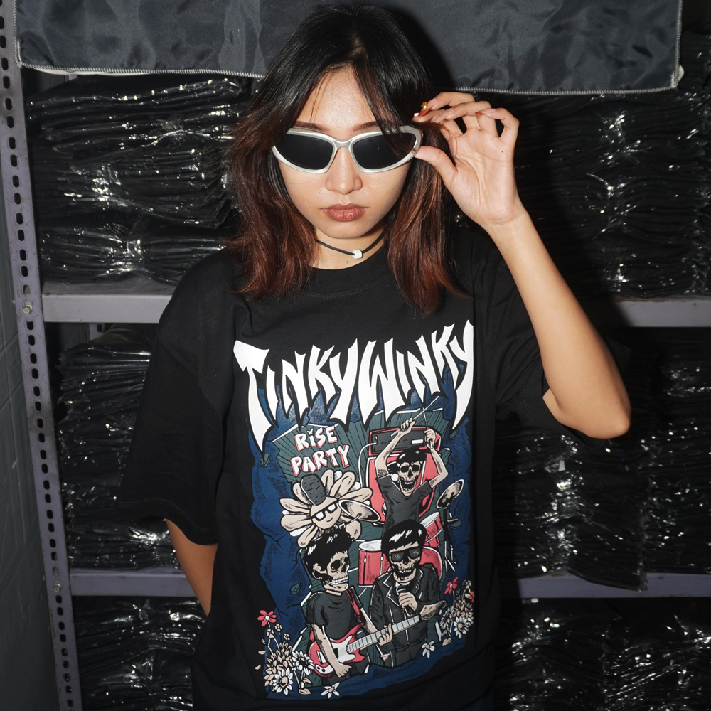 Jual KAOS | TSHIRT | BAND | TINKY WINKY X RISEPARTY | OFFICIAL ...