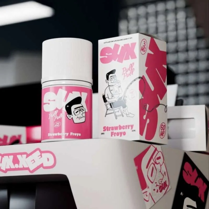Jual Sux Strawberry Froyo 60ML Freebase Authentic by Inverse x EJ33 x ...