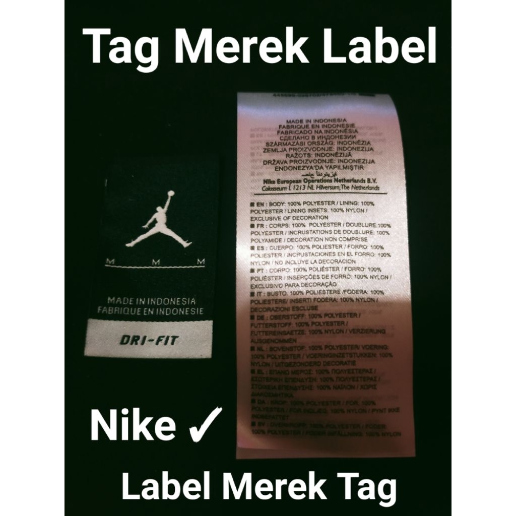 Jual label merek brand tag Nike (harga/set) | Shopee Indonesia