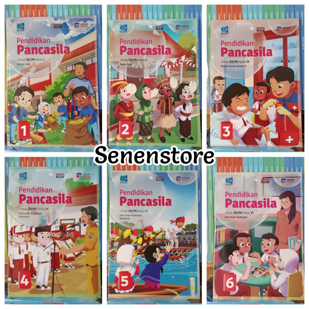 Jual Buku Pendidikan Pancasila Kelas 1 2 3 4 5 6 SD/MI Kurikulum Merdeka Revisi GRAFINDO ...