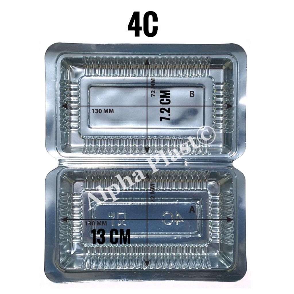 Jual ALPHAPLAST - ISI 100 PCS / Mika 4C / Mika BX 4C / Mika Kue / Mika ...