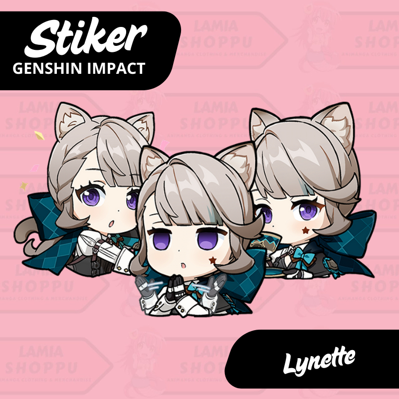 Jual Sticker Genshin Impact Lynette | Stiker Lynette Genshin | Sticker ...