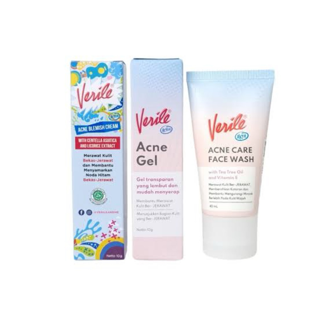 Jual Verile Acne Gel | Blemish Cream | Spot Gel | Obat Jerawat 10g ...