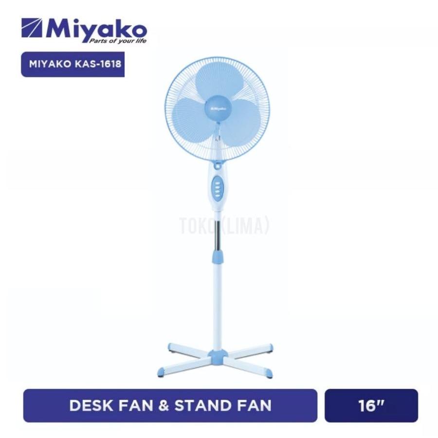 Jual Kipas Angin Miyako KAS 1618 Standing Fan Miyako 1618 Kipas Berdiri ...