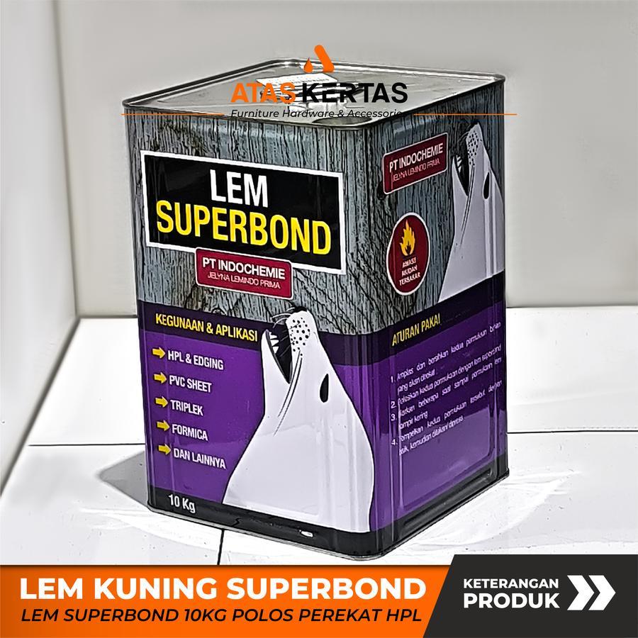 Jual lem superbond ungu 10 kg - LEM kuning hpl - LEM PVC sheet | Shopee ...