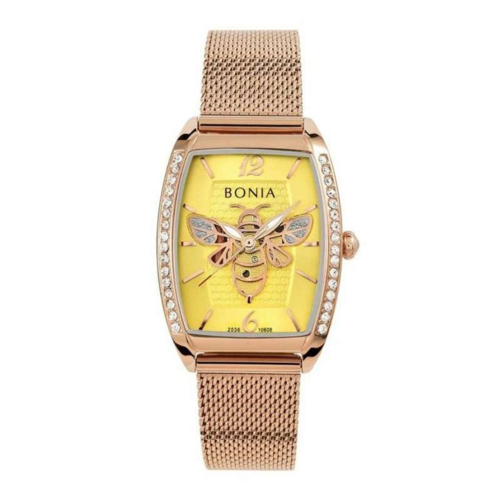 Jual Bonia BNB10608-2525S - Jam Tangan Wanita - Honey Bee Edition Free ...