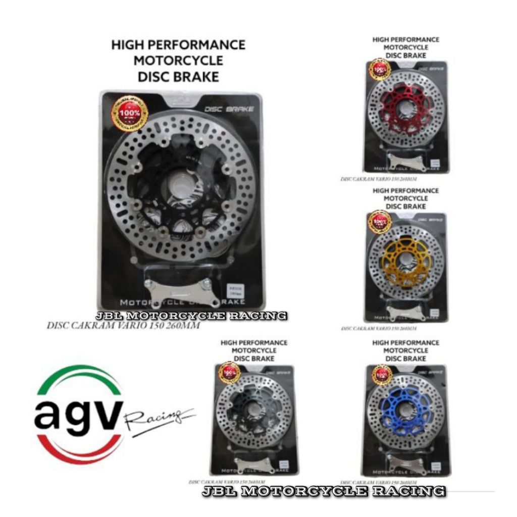 Jual AGV Piringan Cakram Motor Depan Vario 150 New Lubang 5 Floating ...