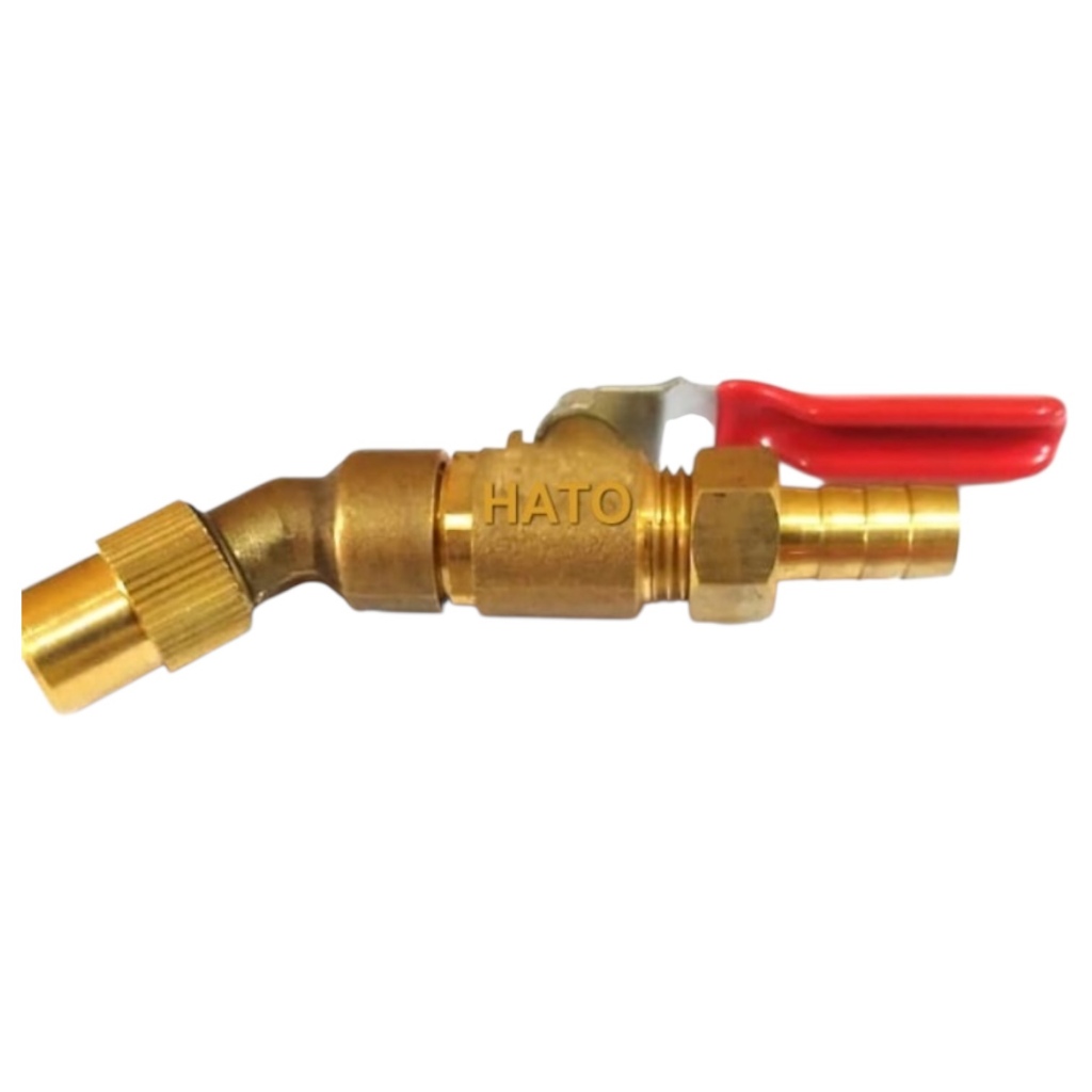 Jual Nozzle Cuci AC SET Kepala Bengkok HATO 1/4 Inch – Sprayer Kuningan ...