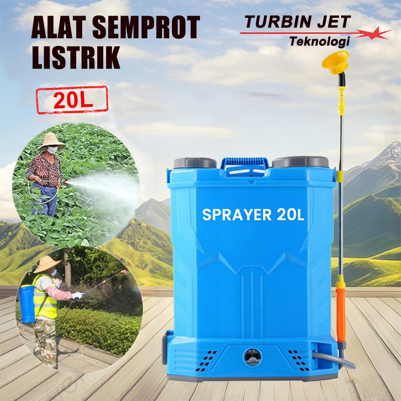 Jual Sprayer Pertanian Knapsack Electric 20 Liter Alat Semprot Tanaman Pertanian Mesin Semprot ...