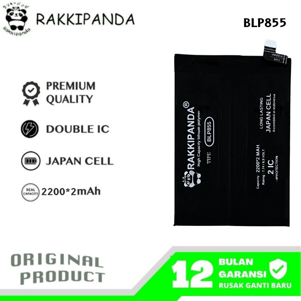 Jual RakkiPanda - BLP855 Reno 6 Pro / Reno 7 5G / Reno 8 5G Batre ...