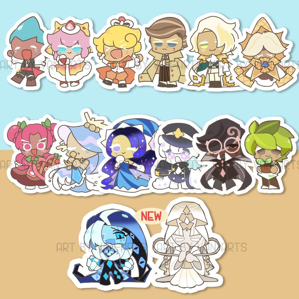 Jual Cookie Run Kingdom | CRK characters stickers | Shopee Indonesia