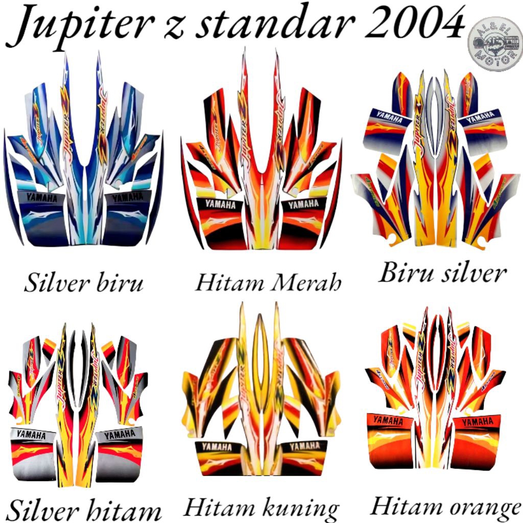 Jual STIKER STRIPING LES LIS POLET BODY MOTOR YAMAHA JUPITER Z STANDAR ...