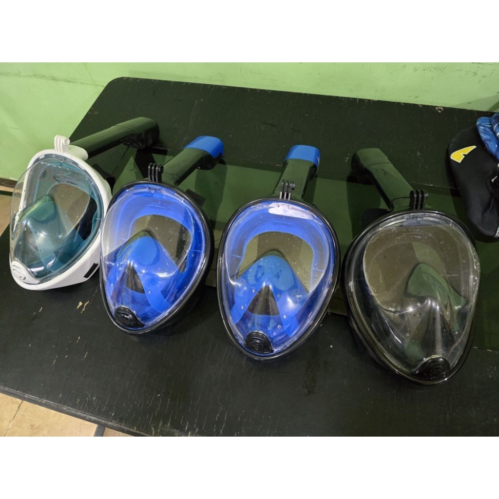 Jual ALAT Snorkel Full Face / Snorkeling Full Face / Diving Mask ...