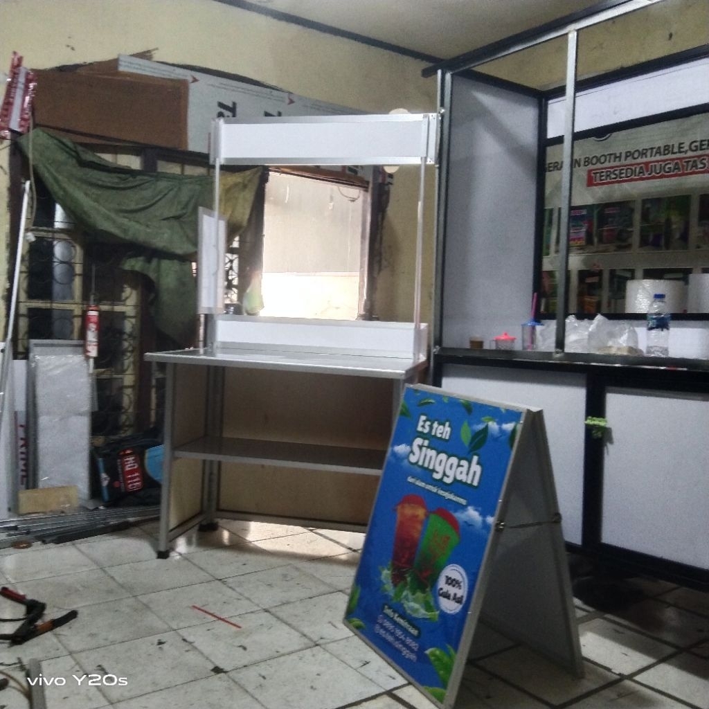 Jual Booth Portable include papan iklan | Shopee Indonesia