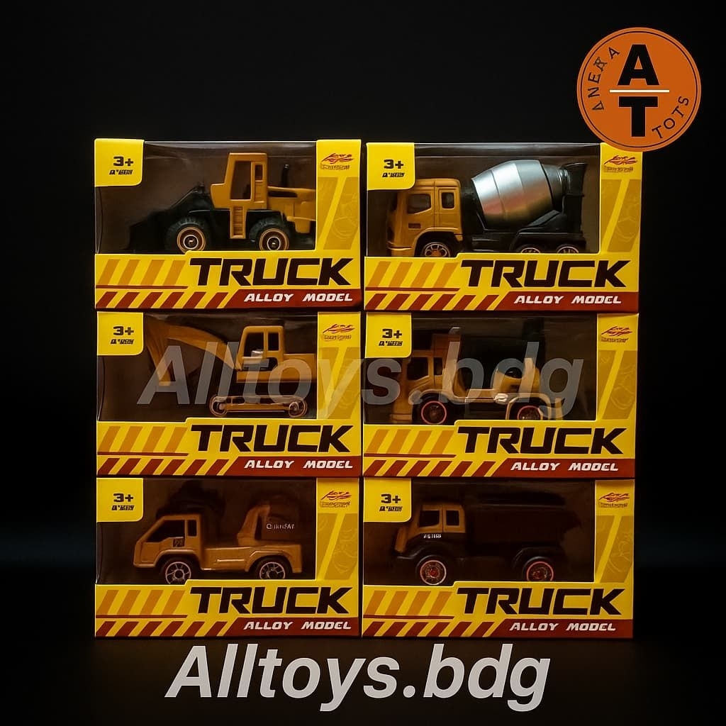 Jual Semi Diecast Konstruksi Truck Alloy Model 1:64 Truck dozer/truck ...