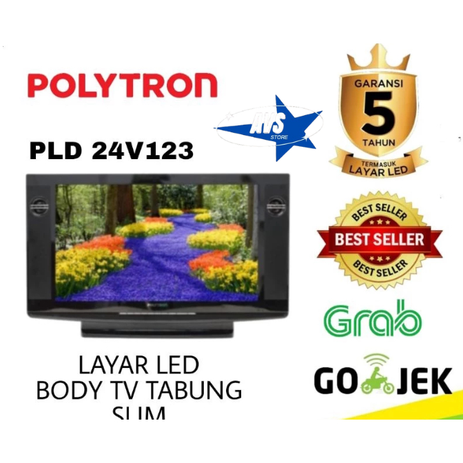 Jual POLYTRON LED TV VERSI TABUNG DIGITAL 24 INCH PLD 24V123 | Shopee ...