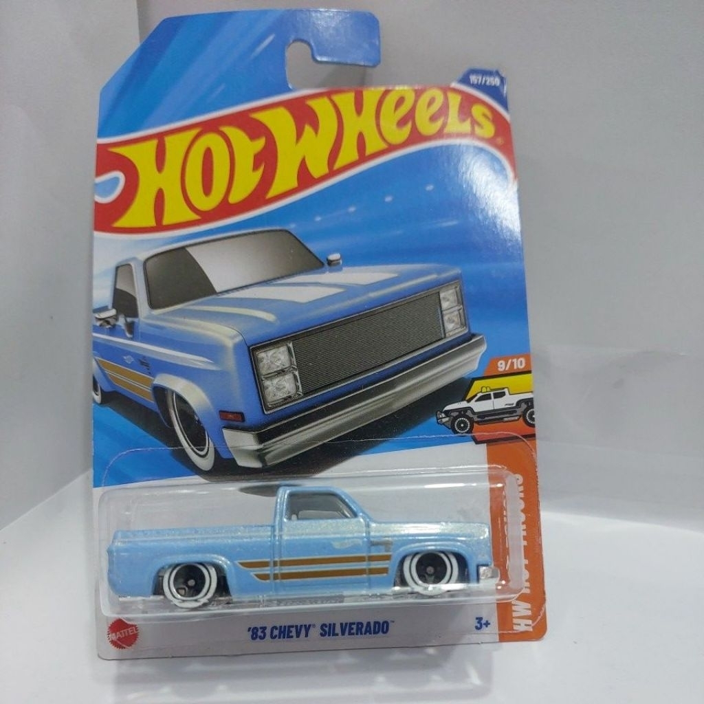 Jual 83 CHEVY SILVERADO up 21 BIRU PICK UP HOTWHEELS ORGINAL | Shopee ...